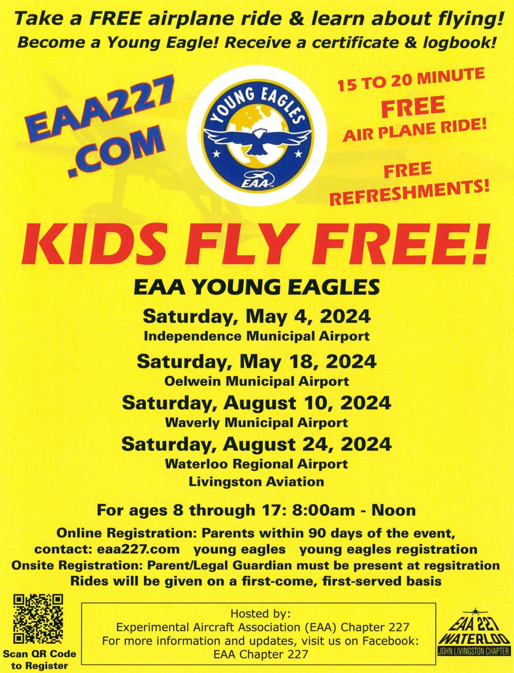 Young Eagles Flying Event | Oelwein Iowa